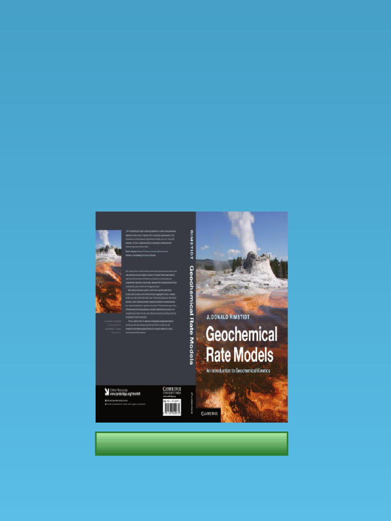 (Ebook) Geochemical Rate Models: An Introduction to Geochemical ...