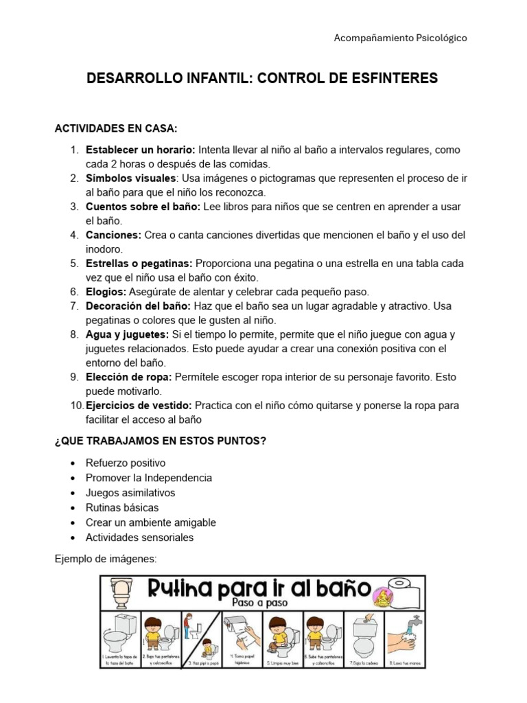 Control de Esfínter Recomendación | PDF