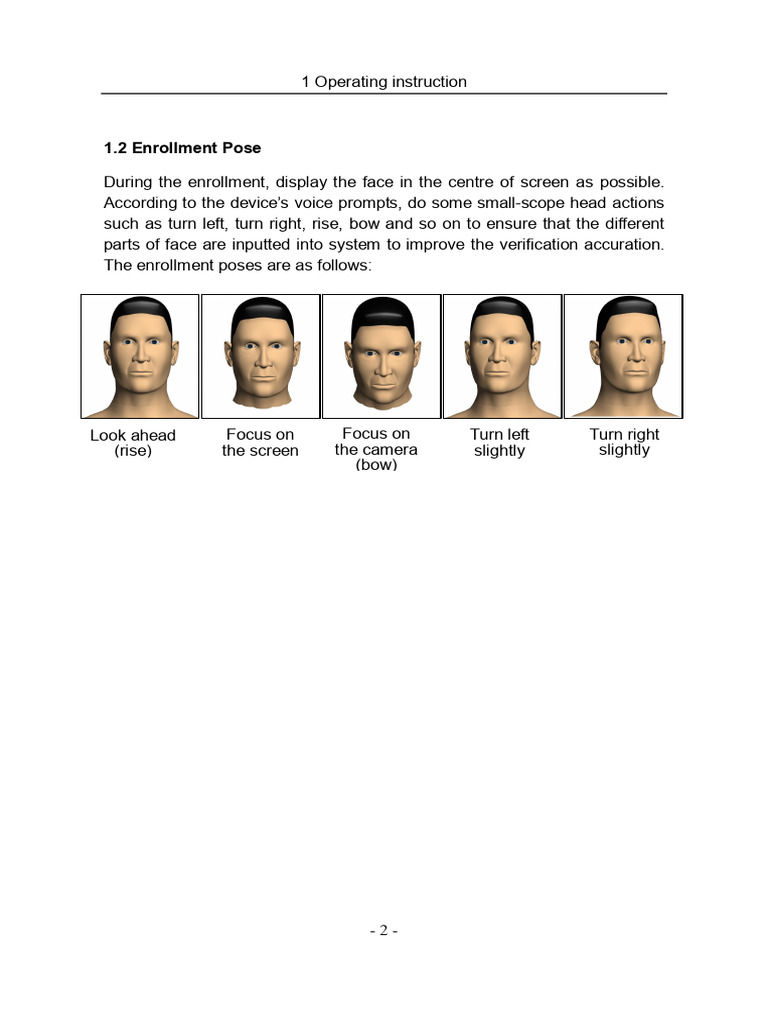 IFace Series User Manual - v1.0 8 | PDF