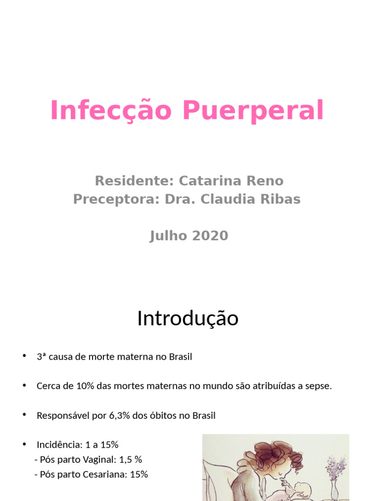 Infecção Puerperal: Causas e Tratamento | PDF | Infecção | Período pós ...