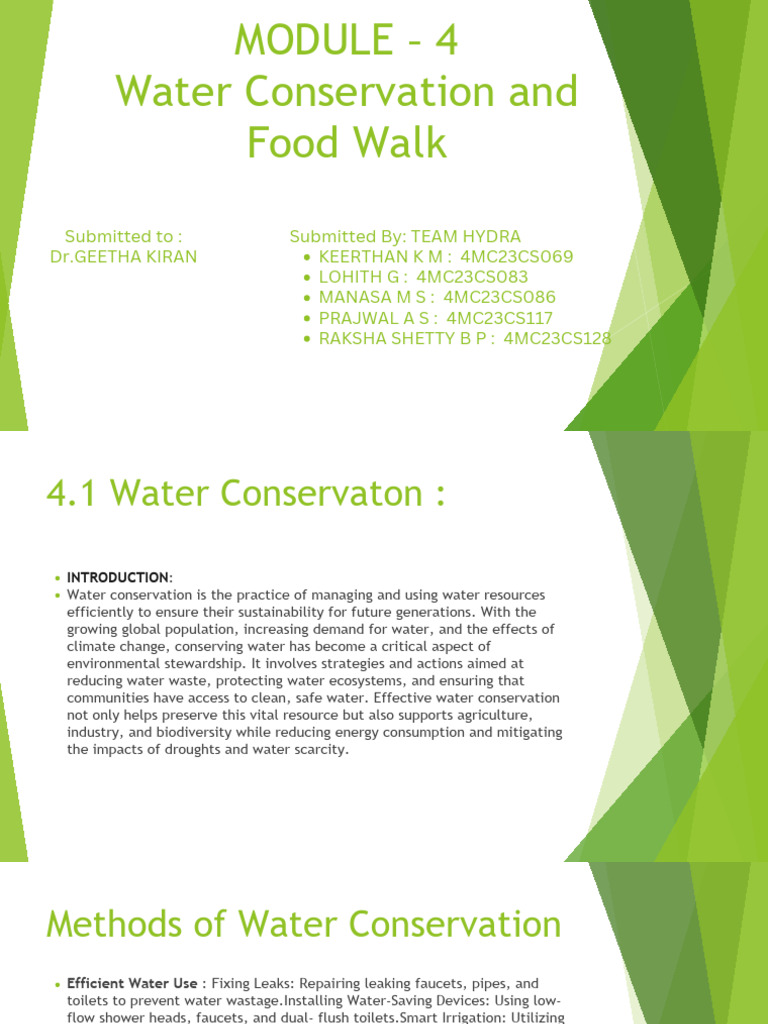 module 4 ppt.pptx_20241226_195810_0000 | PDF | Water Conservation | Water