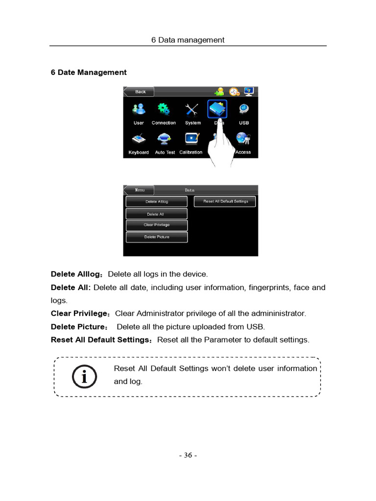 IFace Series User Manual_v1.0 42 | PDF