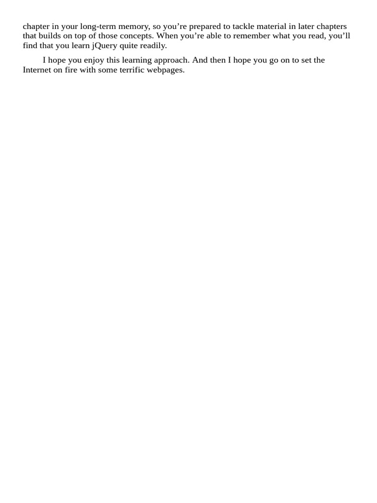 A Smarter Way To Learn JQuery - Mark Myers 15 | PDF