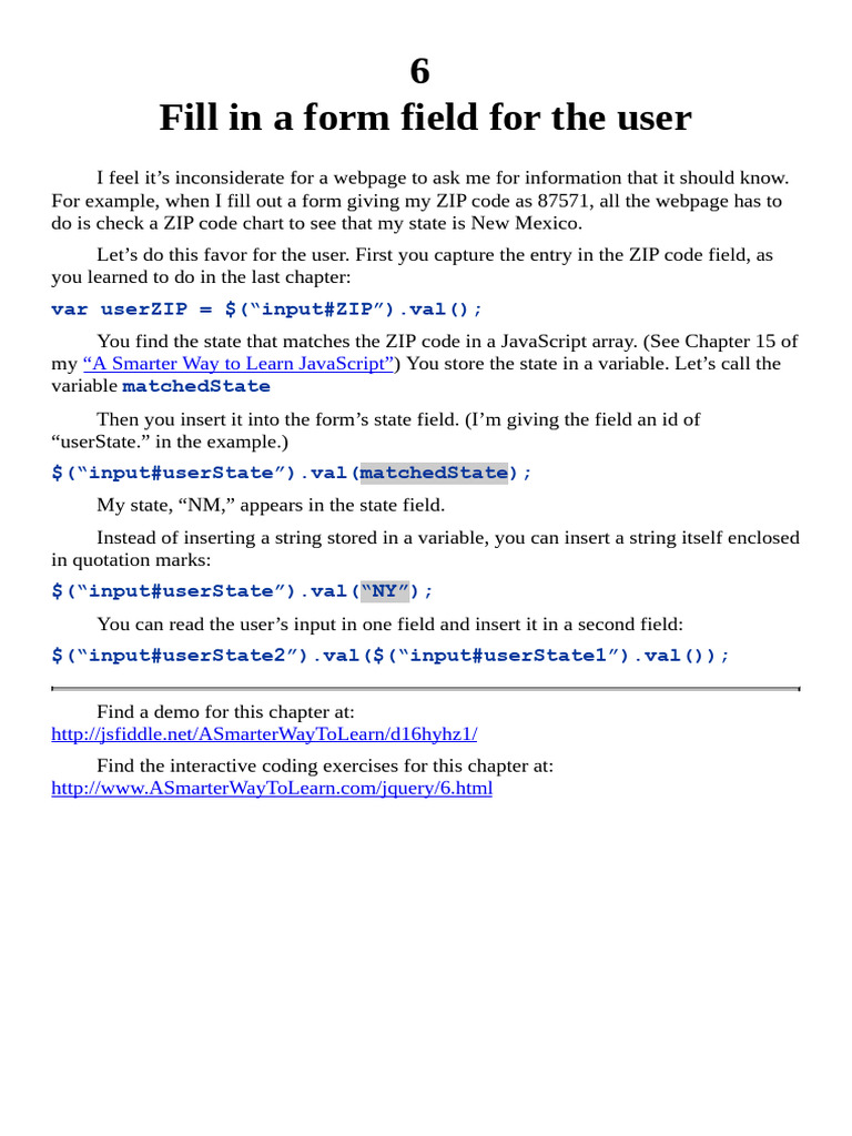 A Smarter Way To Learn JQuery - Mark Myers 35 | PDF