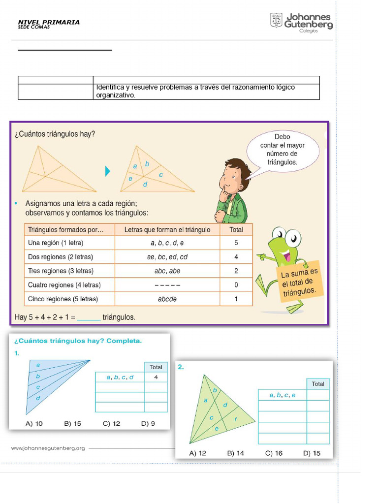 5to RAZ MAT - Conteo de Figuras y Cubos | PDF