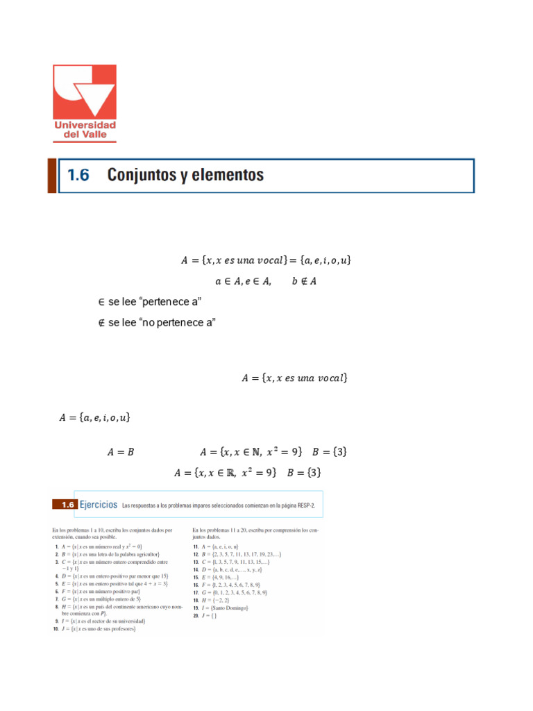 Teoría de Conjuntos en Matemáticas | PDF | Conjunto (Matemáticas) | Lógica