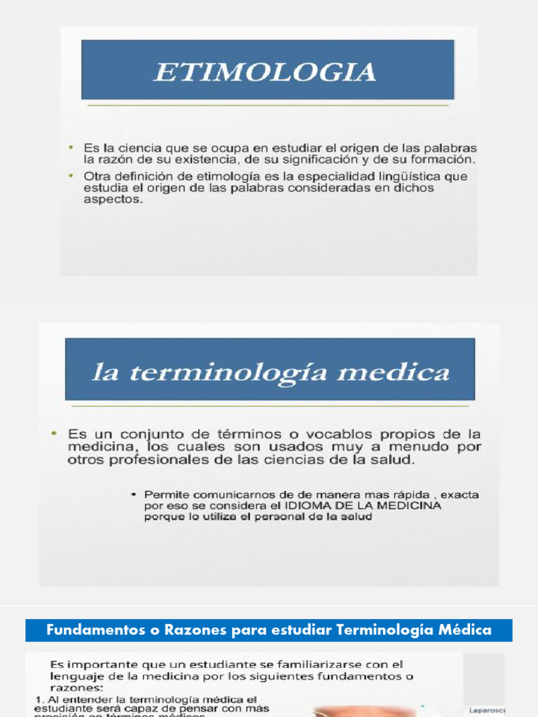 Terminología Médica: Prefijos y Sufijos | PDF | Neumonía ...