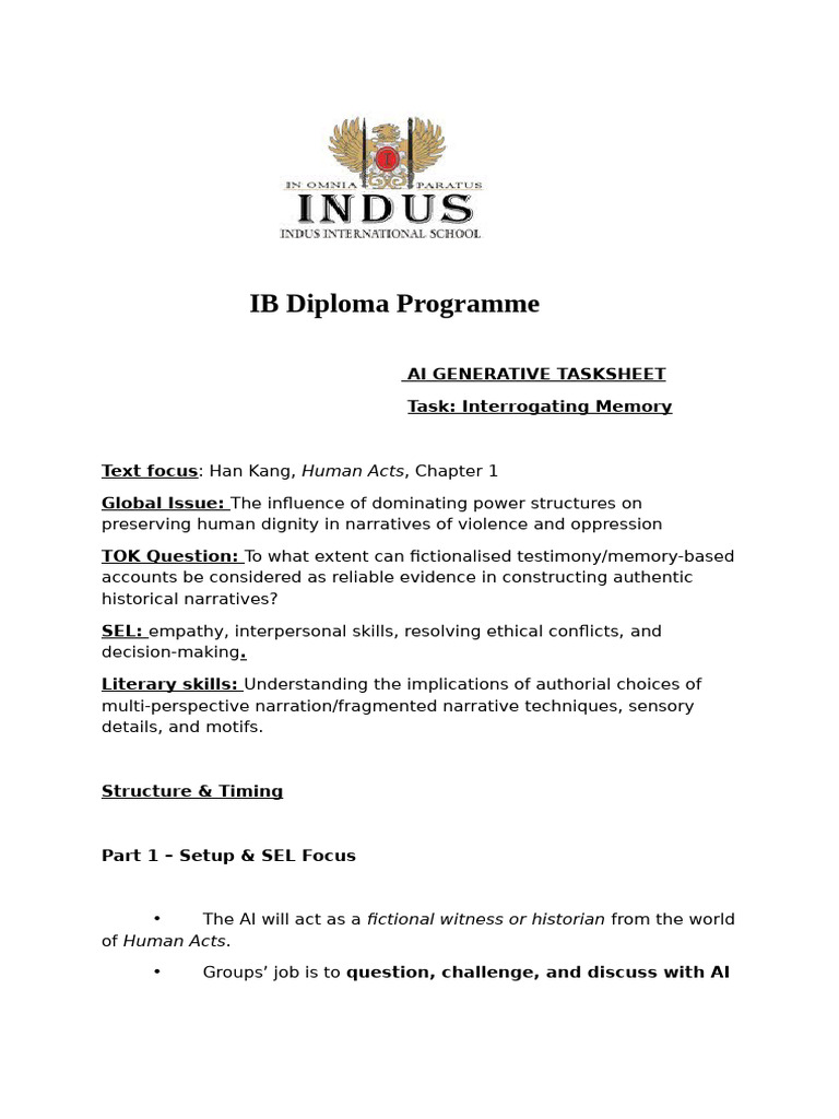 Ai Gen 2 - Ibdp | PDF