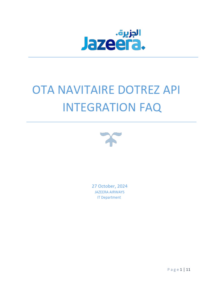 Navitaire DotRez API Integration FAQ | PDF | Computing