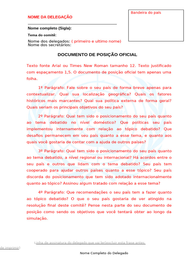 Modelo-dpo Oficial Adventista | PDF