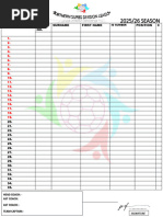 Score Sheet Soccer | PDF