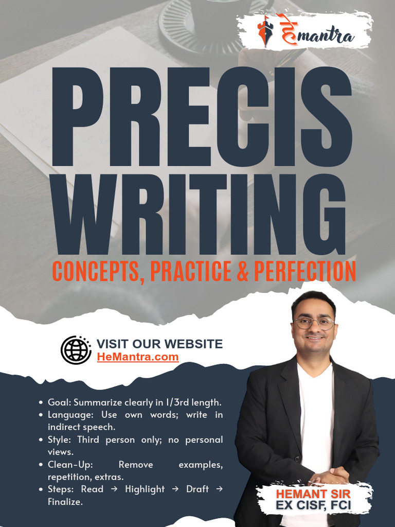 Mastering Precis Writing Techniques | PDF | Air Pollution | Mental Health