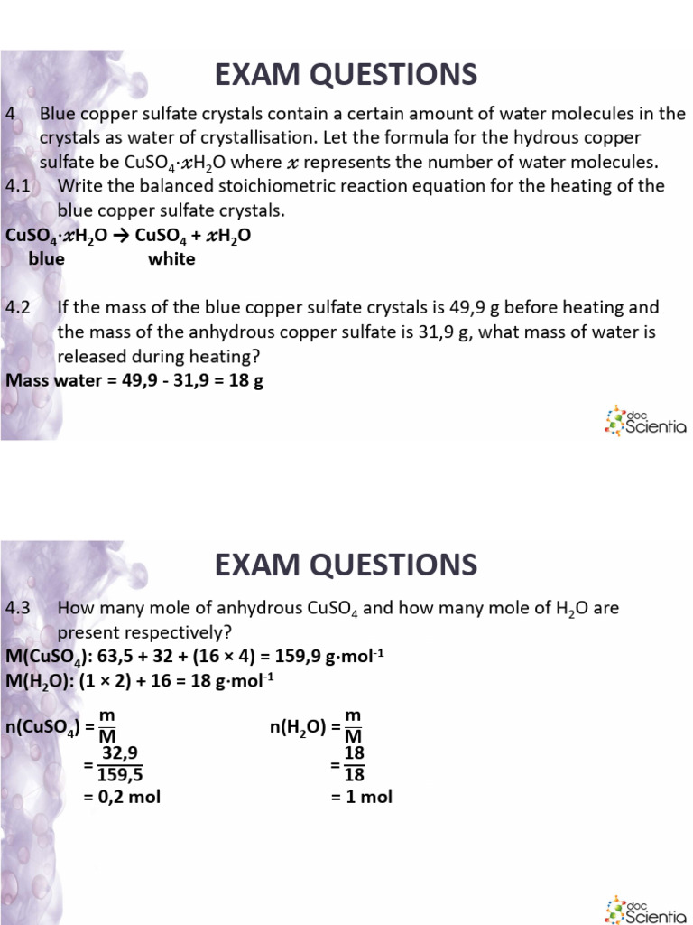 Emperical Formula Homework | PDF | Mole (Unit) | Cigarette