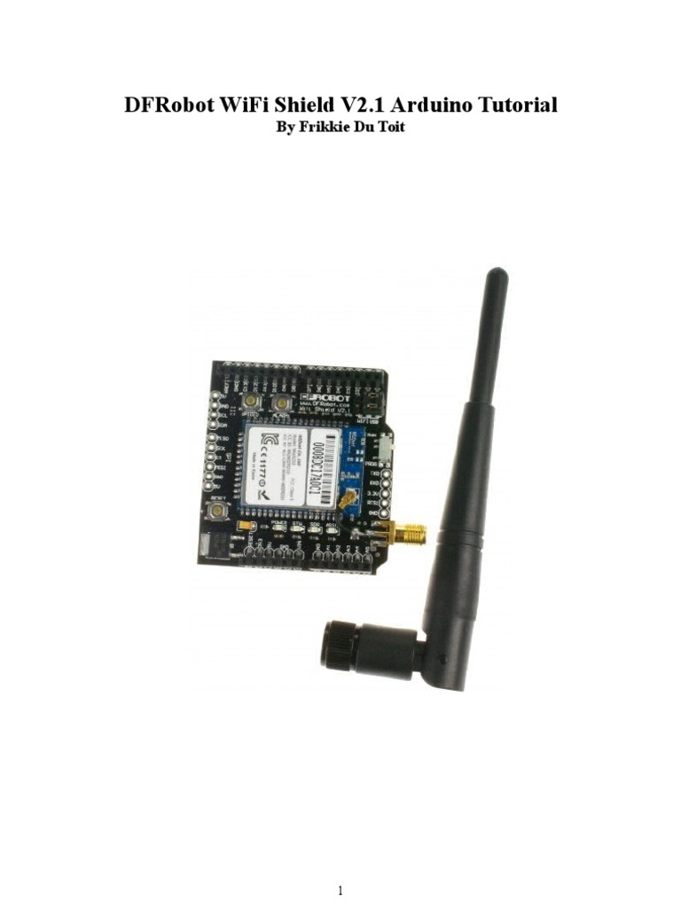 Wifi Shield V21 Dfrobot Wiznet Pdf Wi Fi Arduino