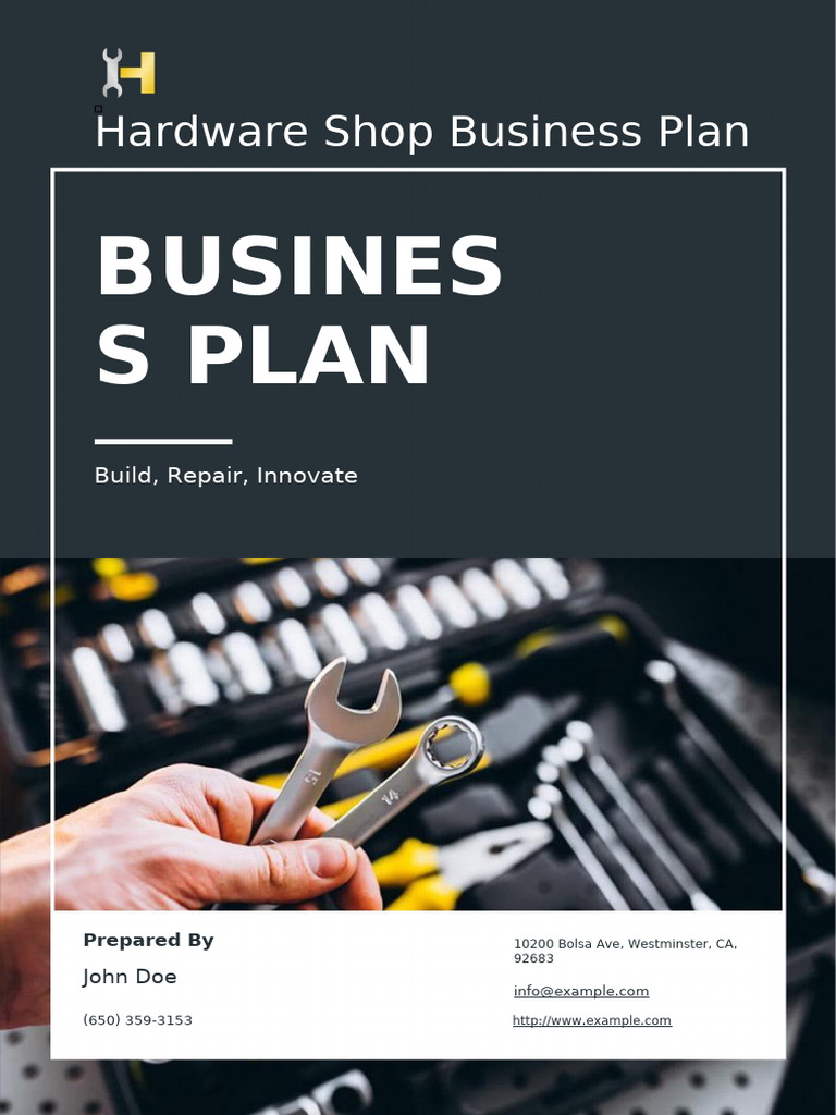 Hardware Shop Business Plan Overview | PDF | Equity (Finance) | Balance ...
