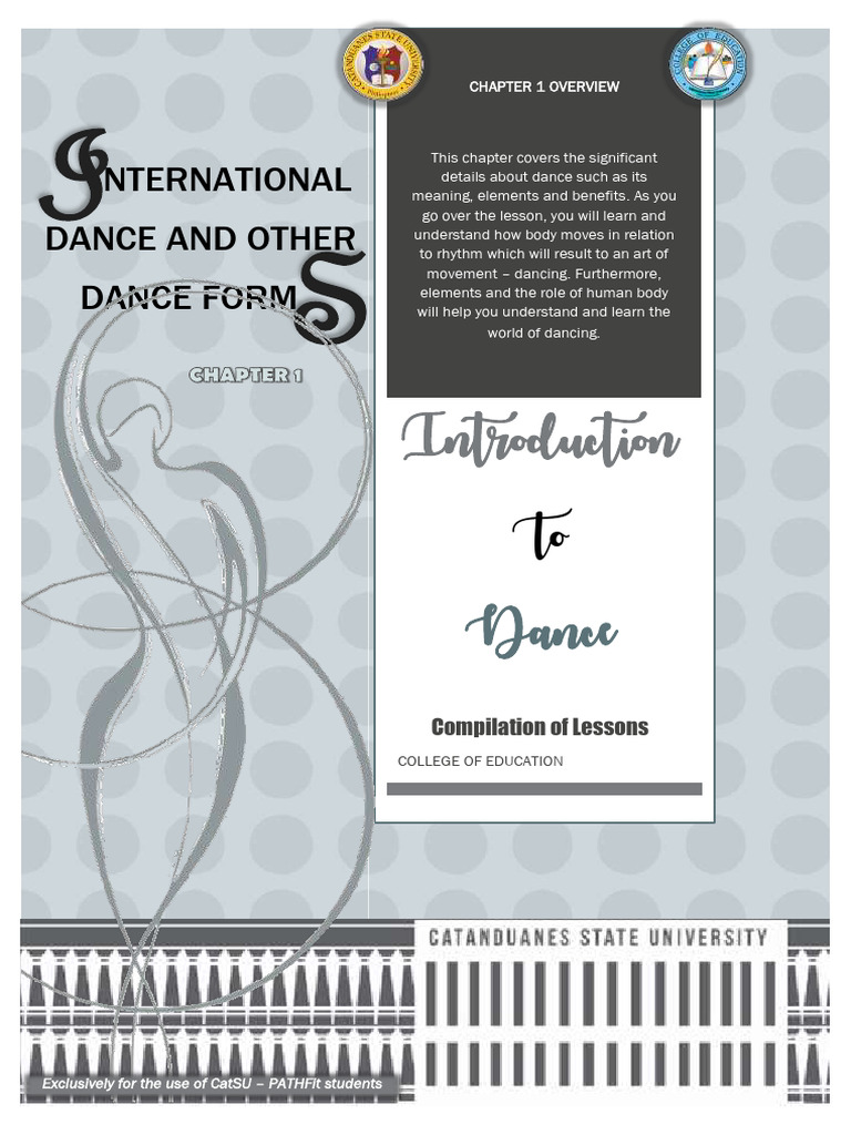 CHAPTER 1 in PATHFIT3 International Dances and Other Dance Forms | PDF | Dances | Rhythm