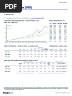 MSCI World Index Factsheet 2025 | PDF | Economies