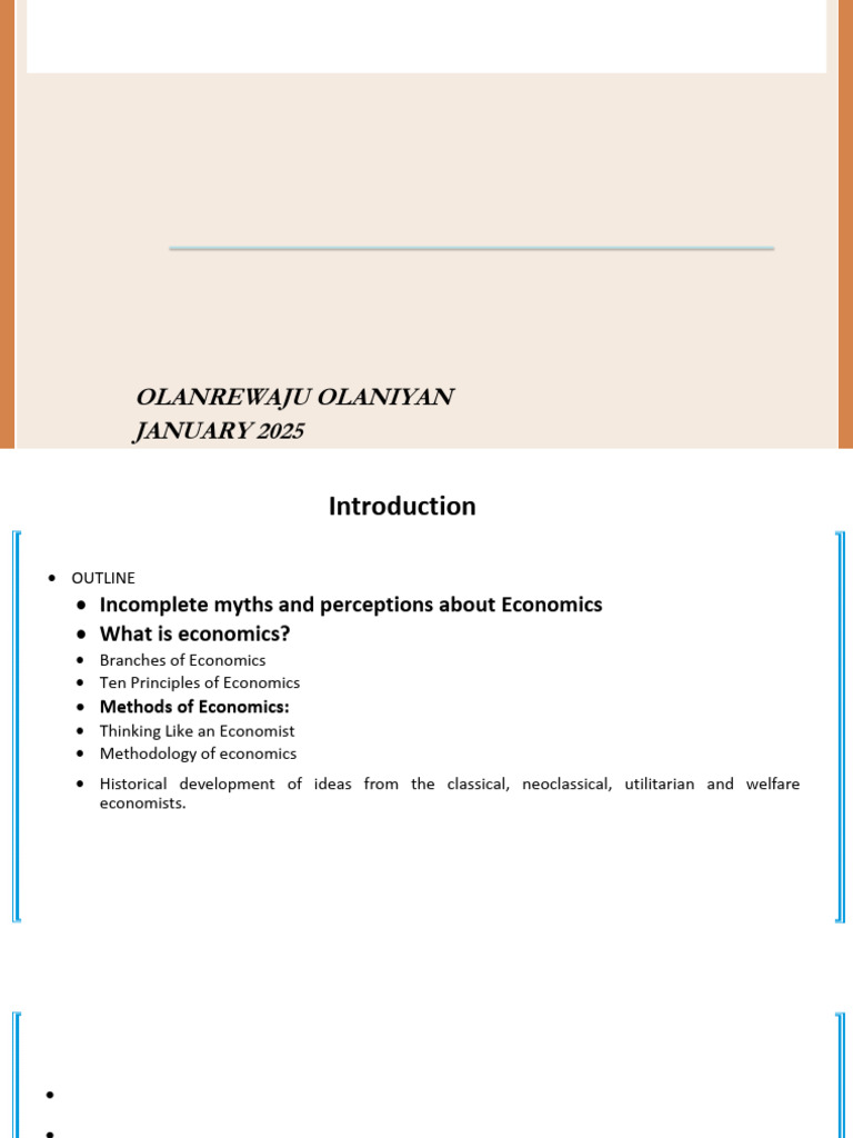 Eaued Eco 101 Topic 1 J 2025 | PDF | Economics | Inflation