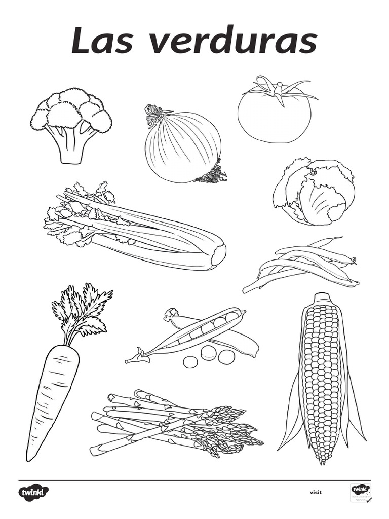 Sa CN 1693925937 Ficha Verduras para Colorear Ver 1 | PDF