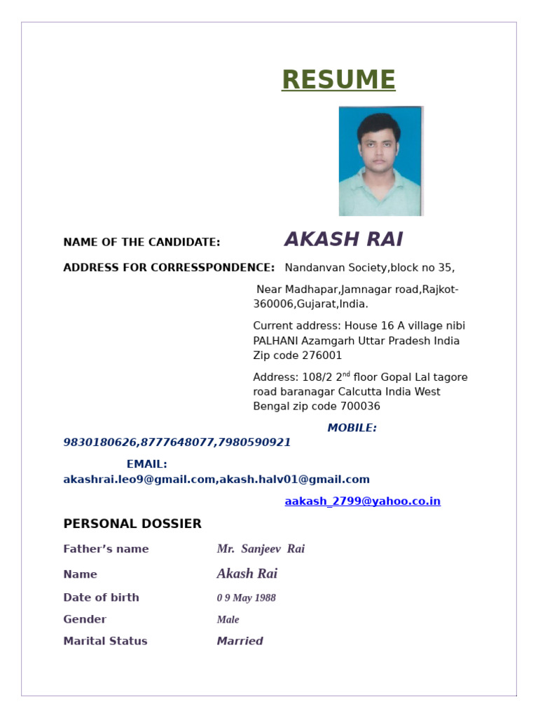 Akash Rai Updated Resume 1 | PDF