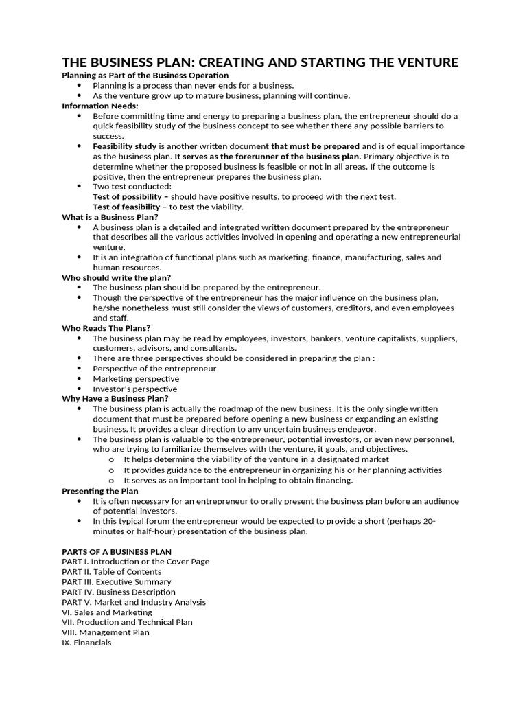 Unique Business Planning Essentials | PDF | Entrepreneurship | Business ...