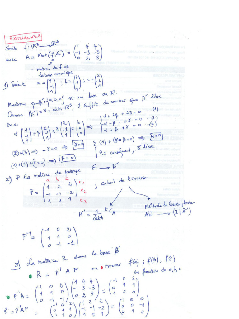 Changement - De.base - Exo2.corrigé 1 | PDF