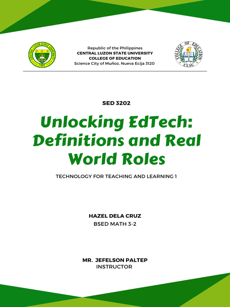 Edtech | PDF | Educational Technology | Education Theory