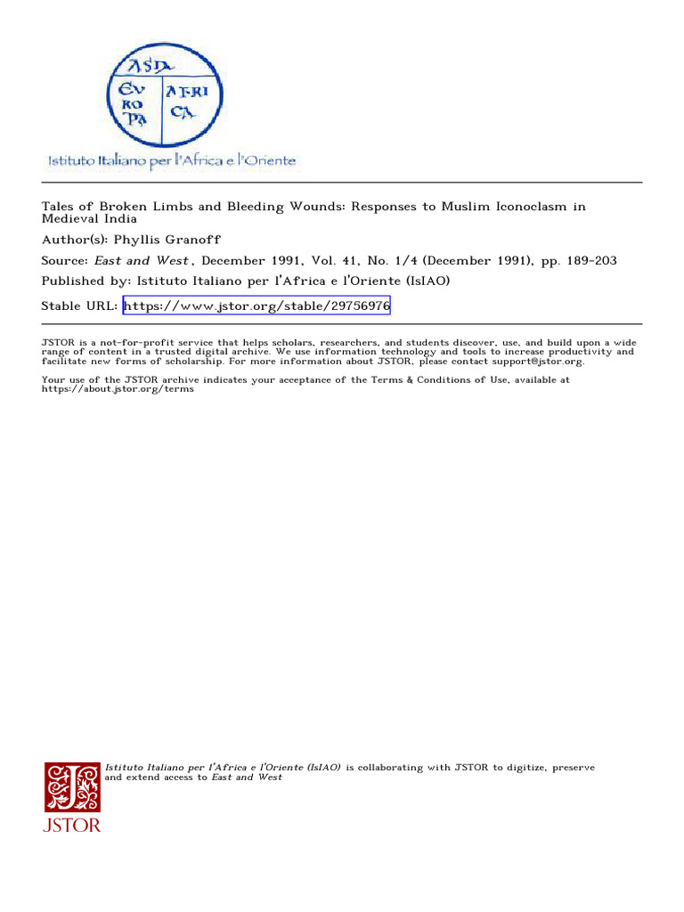 Granoff tales of broken limbs and bleeding wounds | PDF | Miracle | Shiva