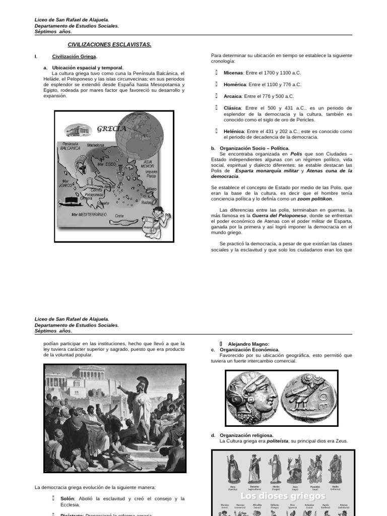 Civilizaciones Antiguas II Parte 7 | PDF | Antigua Grecia | imperio Romano