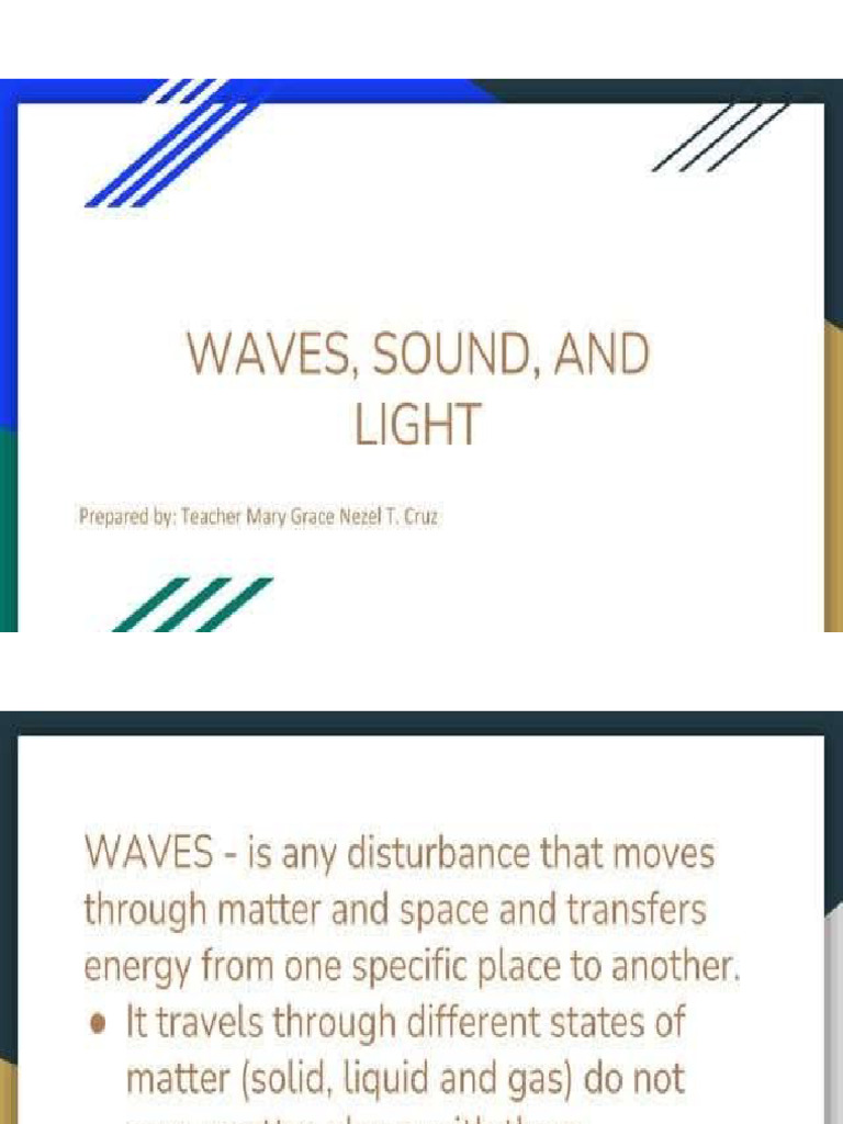 Soundwaves PPT LC 11 | PDF
