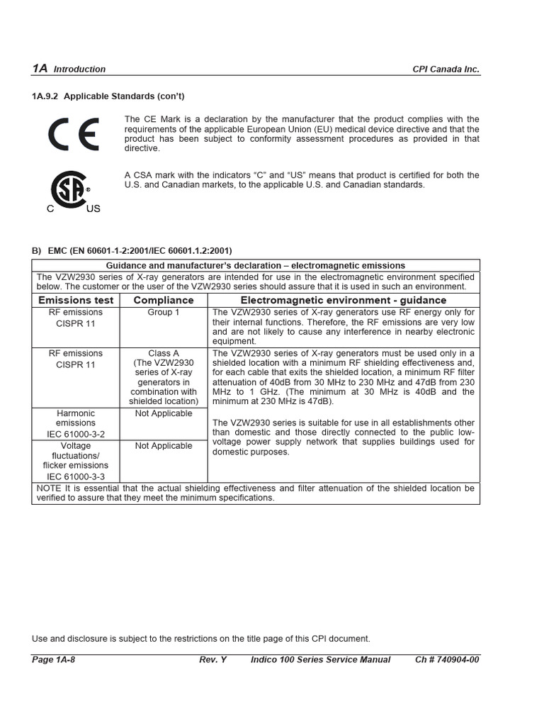 Indico 100 SP X-Ray Generator p11 | PDF | International ...