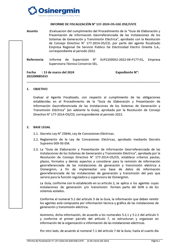 Informe de Fiscalizacion | PDF | Información