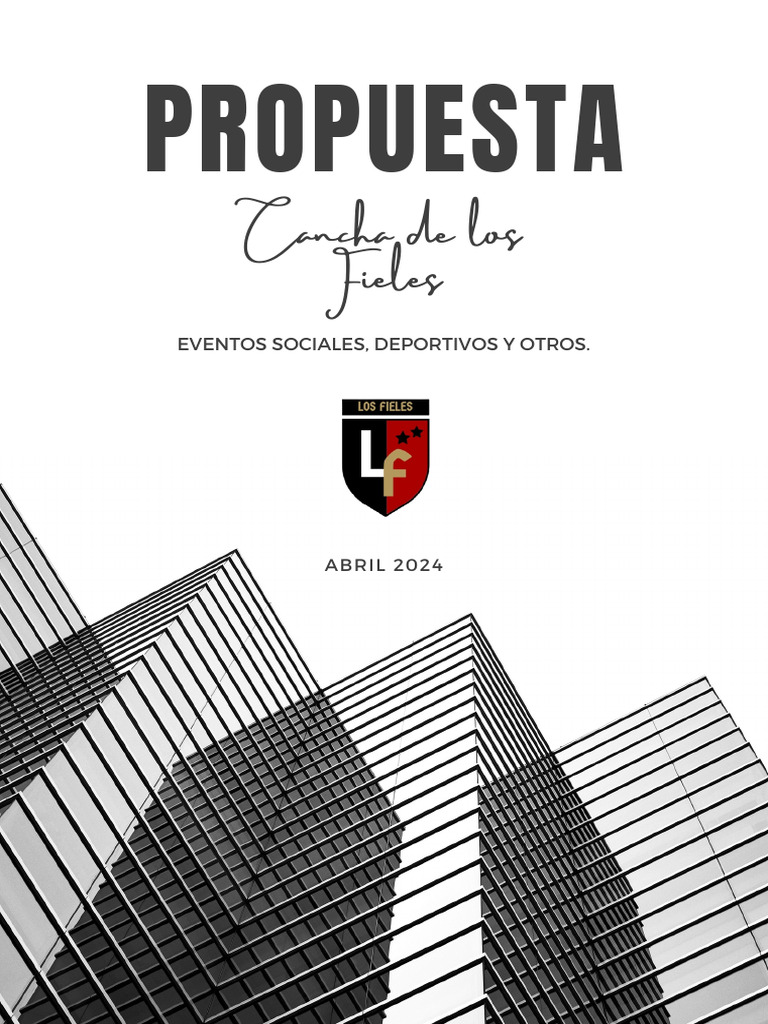 Brouche Cancha de Los Fieles Abril 2024 | PDF