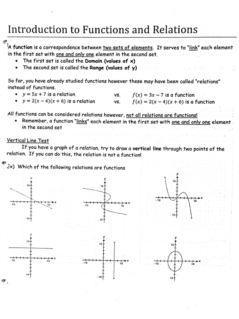 Functions and Transformation-Student | PDF | Vertex (Graph Theory) | Mathematical Concepts