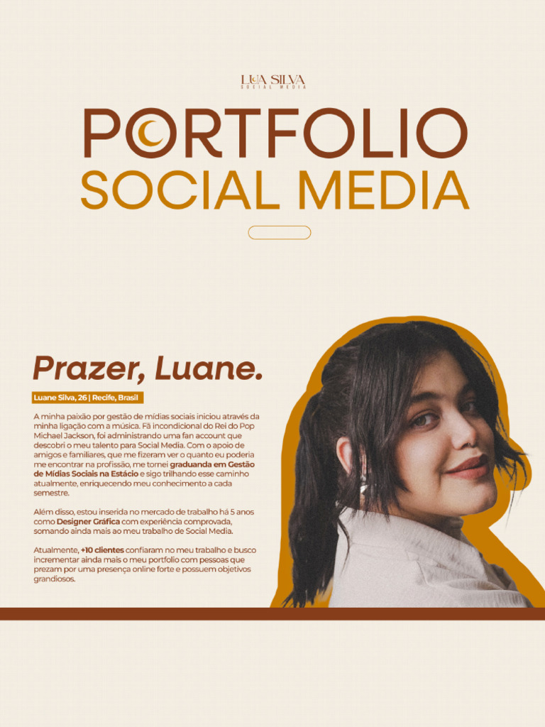 Portfolio Social Media - Lua Silva | PDF