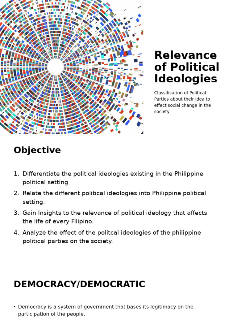 Political Ideologies in Philippine Society | PDF | Democracy ...