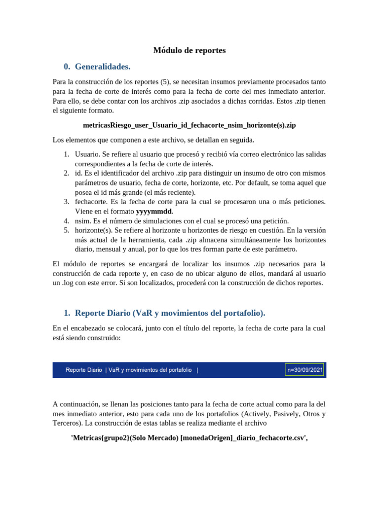 Módulo de Reportes de Riesgo Financiero | PDF | Porcentaje | Liquidez ...