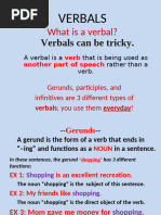 Verbals Quiz | PDF