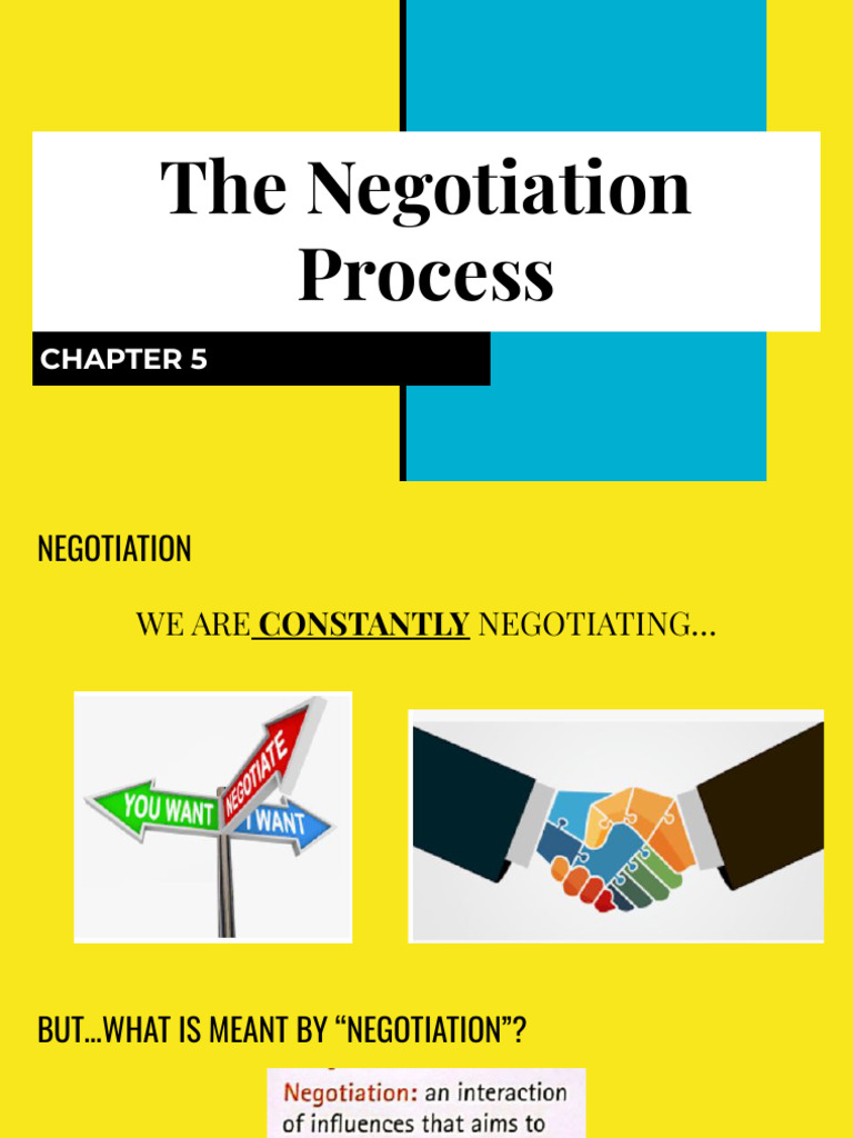 The Negotiation Process | PDF | Negotiation | Social Psychology