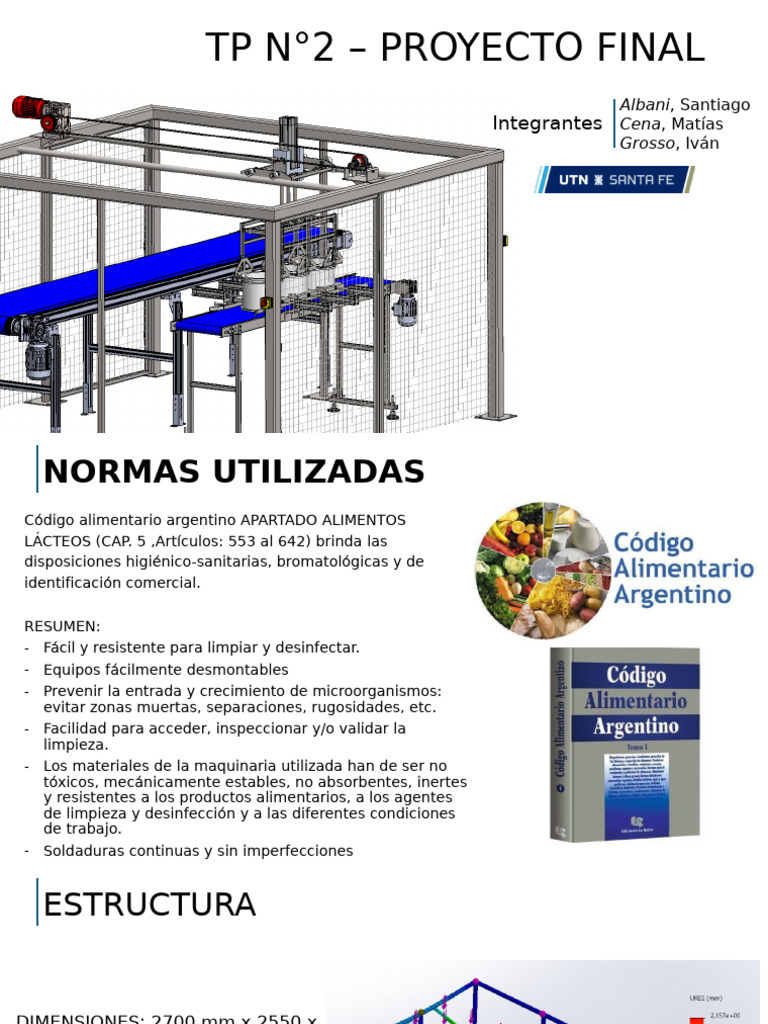 Presentacion TP2 | PDF | Tornillo | Materiales