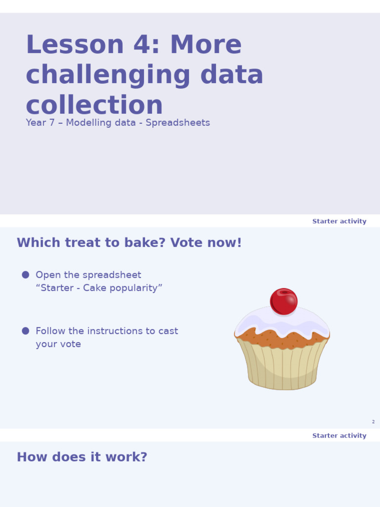 Slides - Year 7 - Modelling Data - Spreadsheets - Lesson 4 | PDF ...