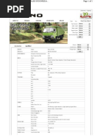Spesifikasi Fuso FN 527 ML (6X4) 220 PS | PDF