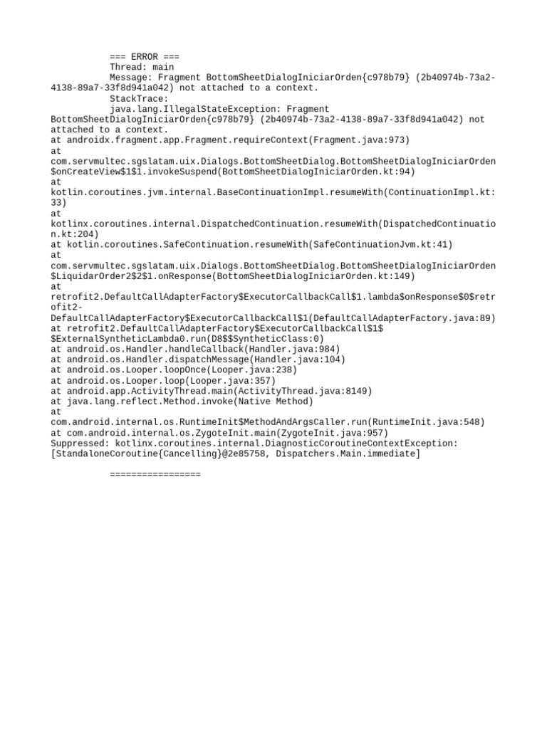 App Error LogP | PDF