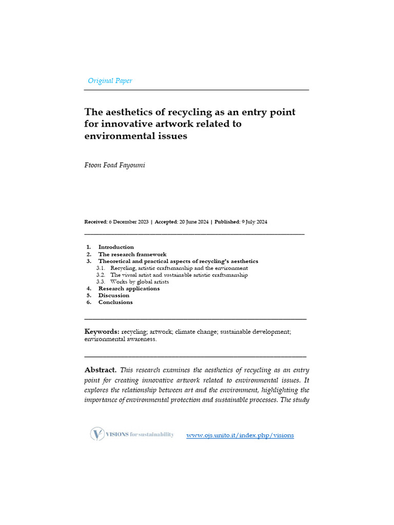 06 137-157 8958 Fayoumi | PDF | Sustainability | Recycling