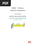Chapitre 7: Logiciel R.D.M Le Mans Les Sollicitations: I - Presentation | PDF | Résistance des ...