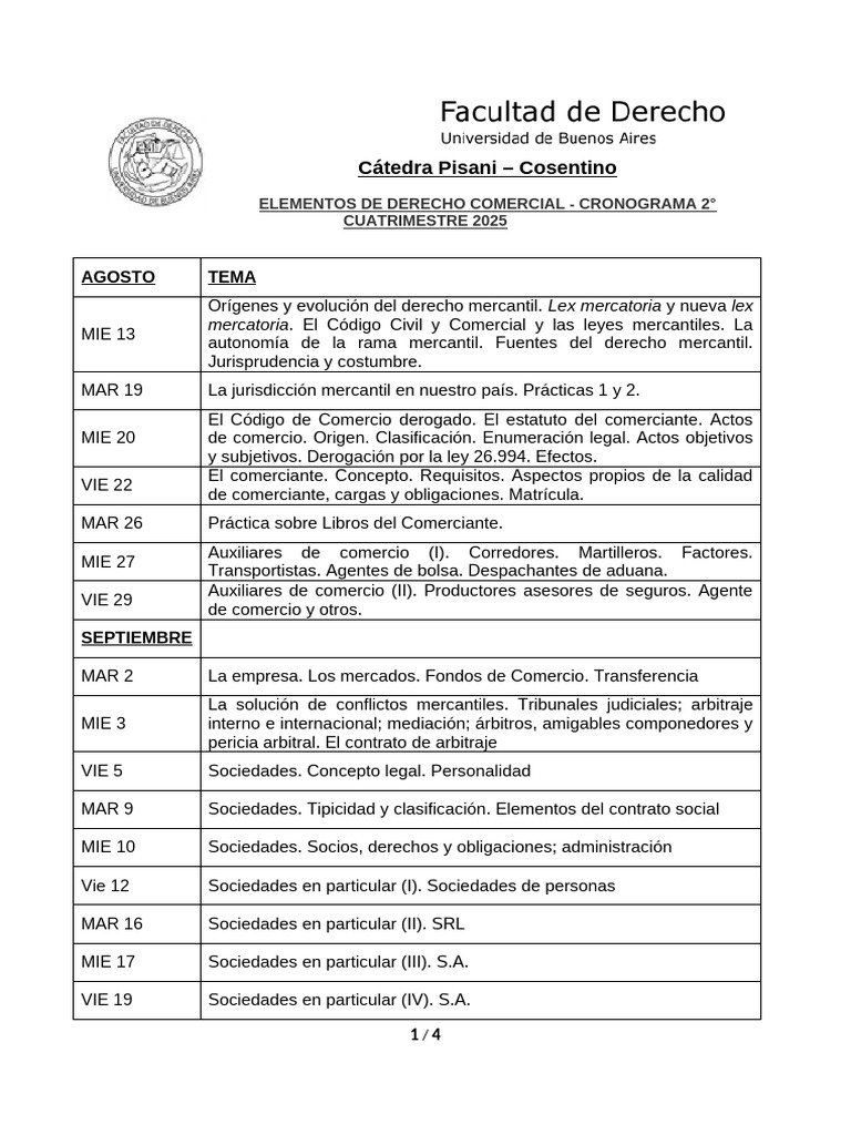 EDC Crono 2025-2c | PDF | Bancarrota | Arbitraje