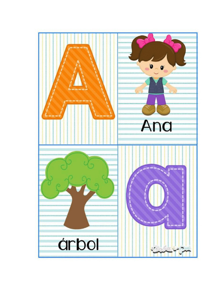 ABECEDARIO MAYUSCULAS Y MINUSCULAs | PDF