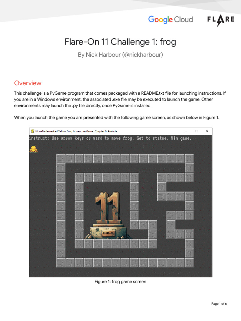 Flare On11 Challenge1 Frog | PDF | Function (Mathematics) | Computer ...