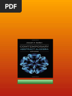 Contemporary Abstract Algebra 8th Edition Joseph Gallian Digital ...