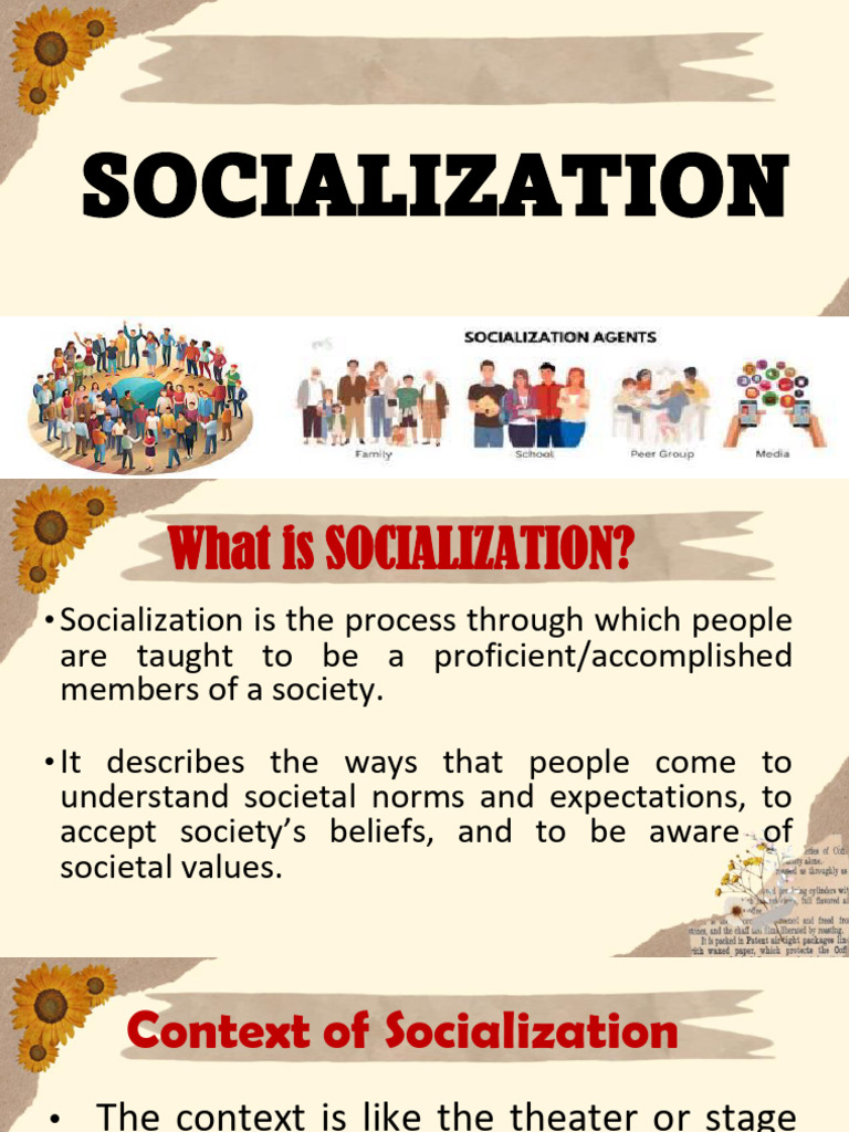 Socialization Week 6 Ucsp | PDF | Socialization | Psychology